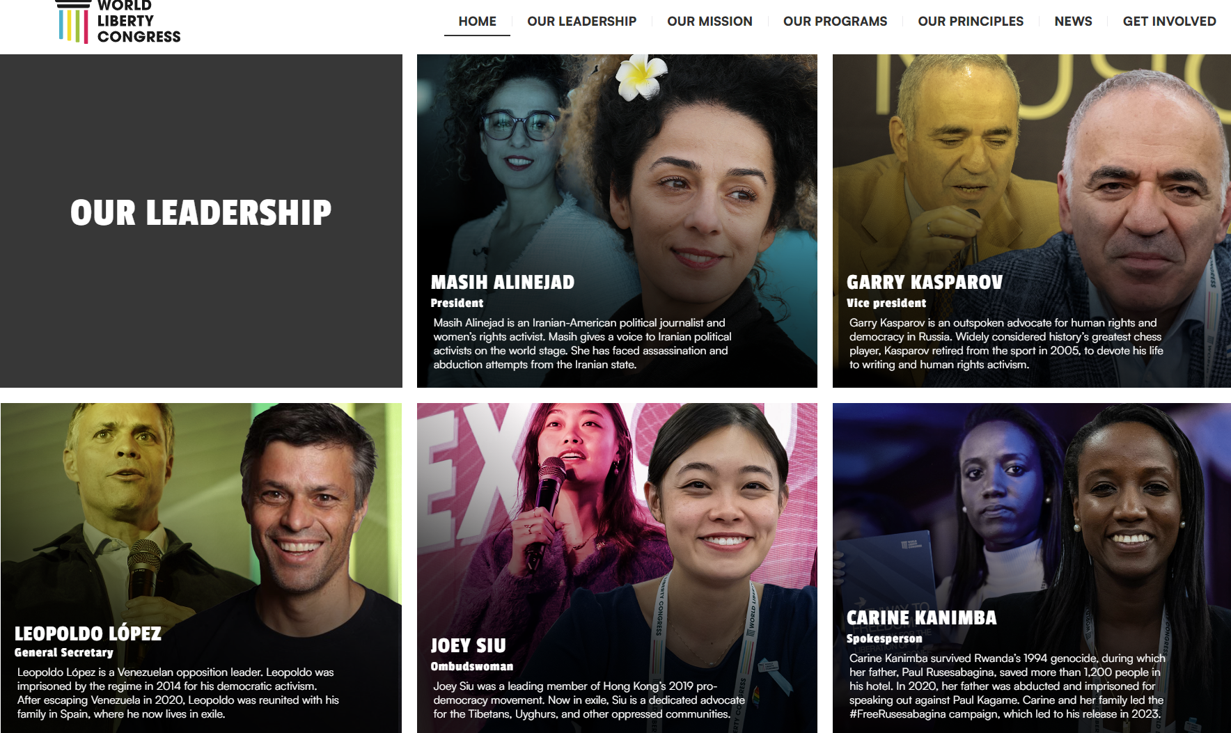 World Liberty Congress Founded | Kasparov